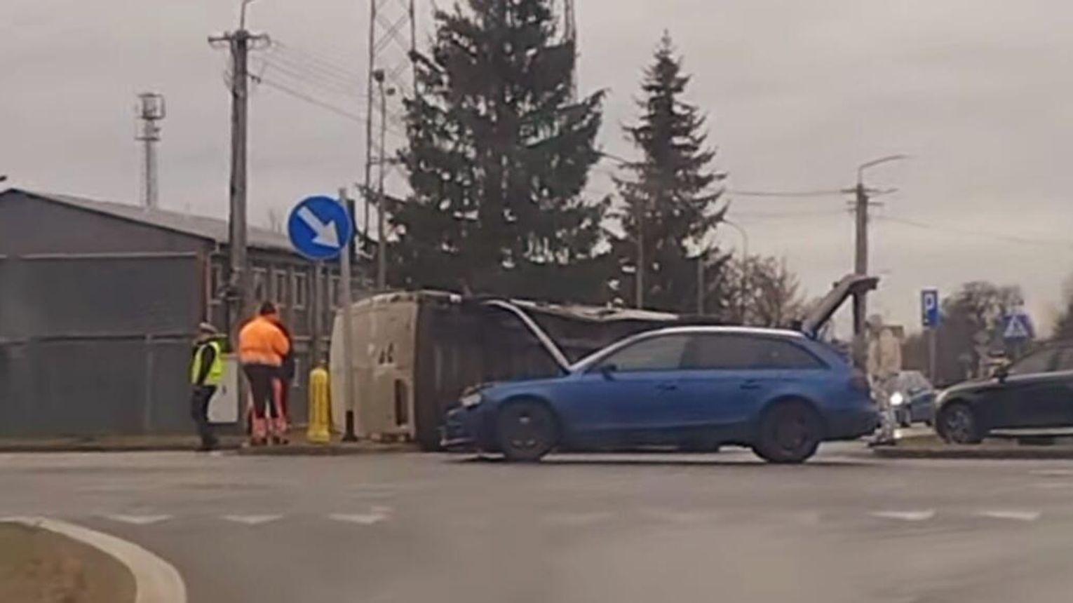 Kolizja na dużej obwodnicy