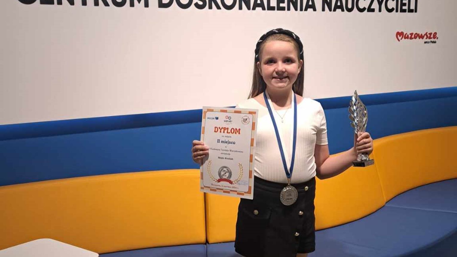 Maja Rosiak z SP 5 z drugim miejscem w I Finałowym Turnieju Warcabowym ...